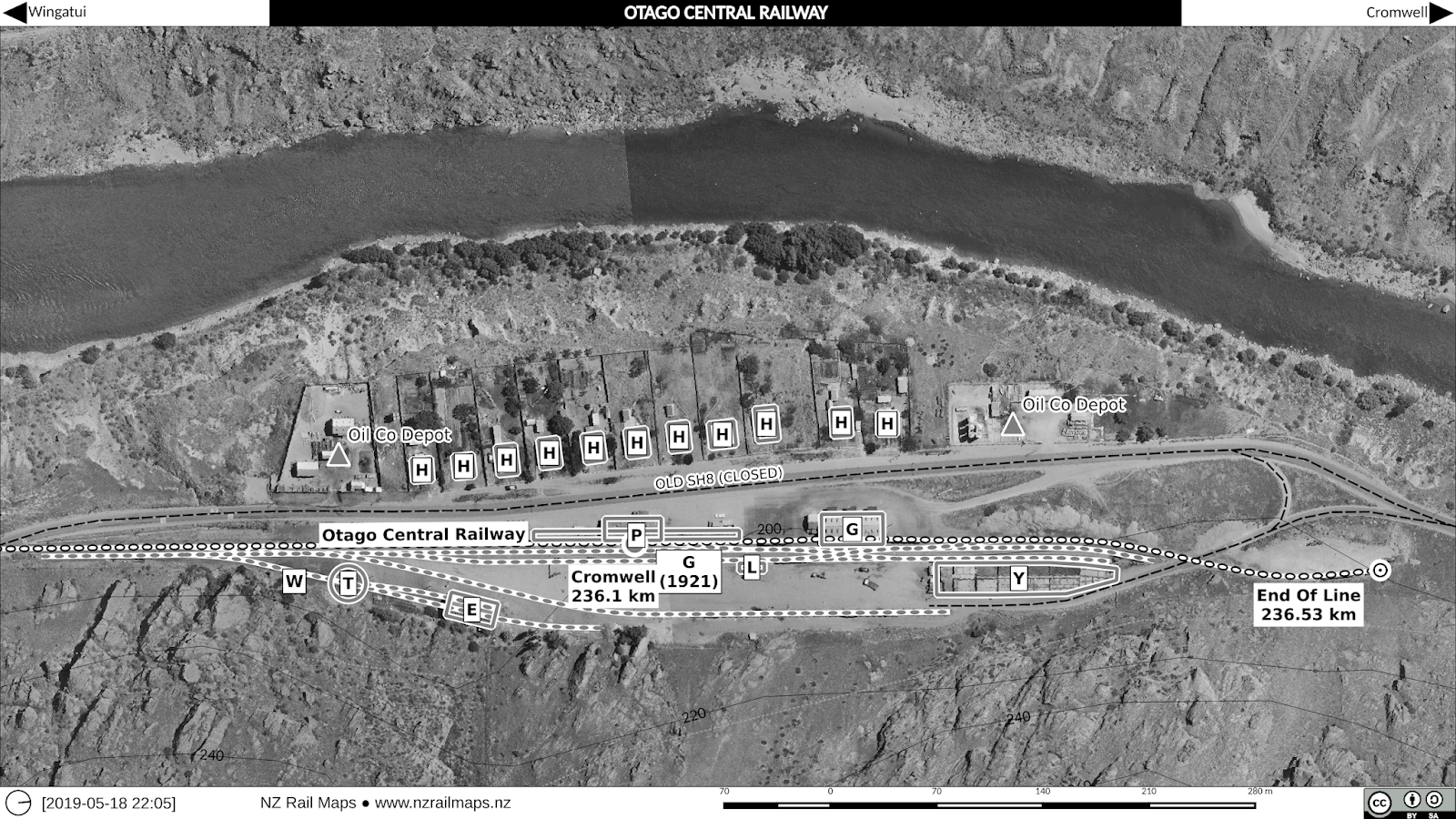 New Zealand Rail Maps: Otago Central Railway [61AA]: Alexandra-Cromwell ...