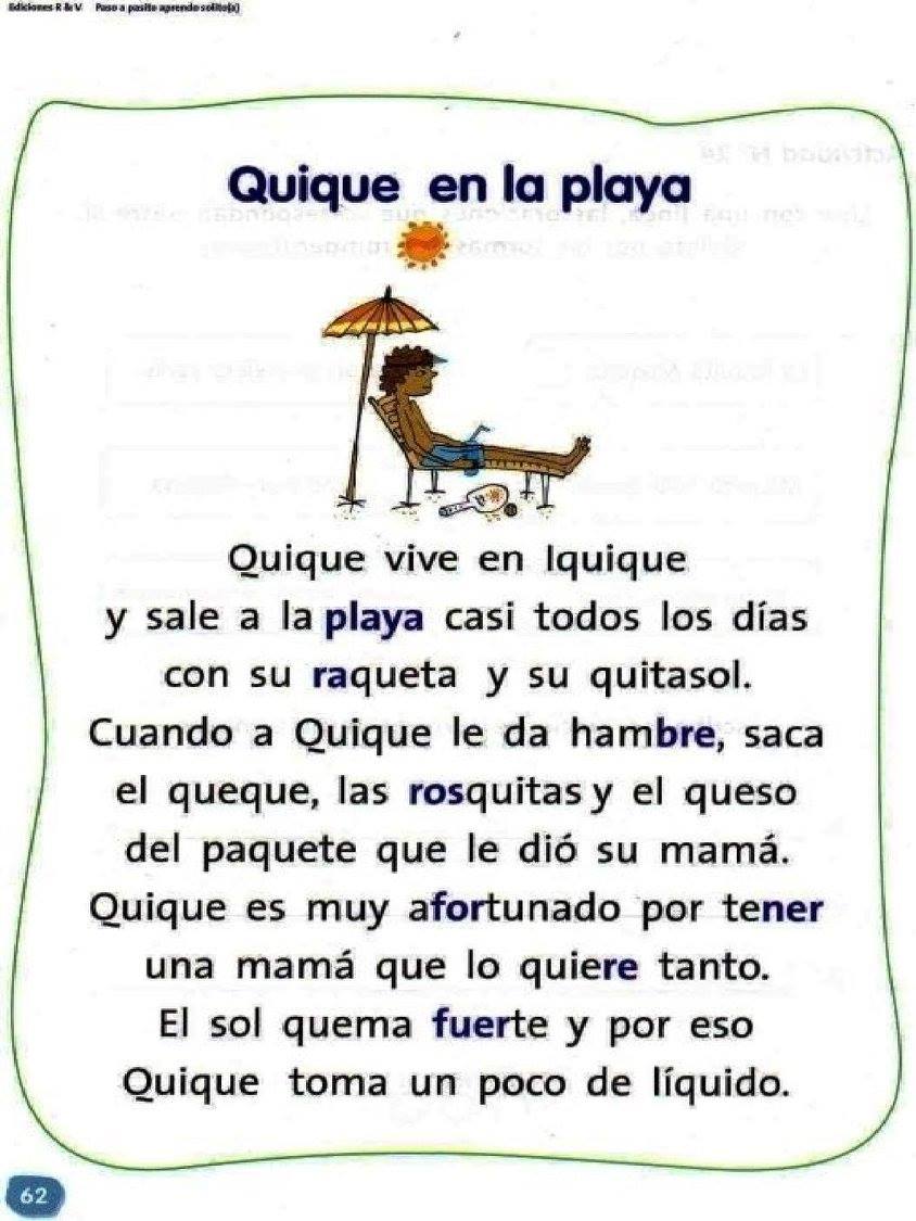 Fichas de Primaria: Lecturas sencillas