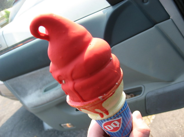 Dishing Up Design: Cherry "Dilly Bar" Inspired Treats