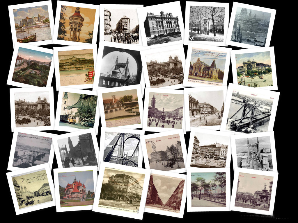 Old Cities: Old Budapest, Hungary - Collage