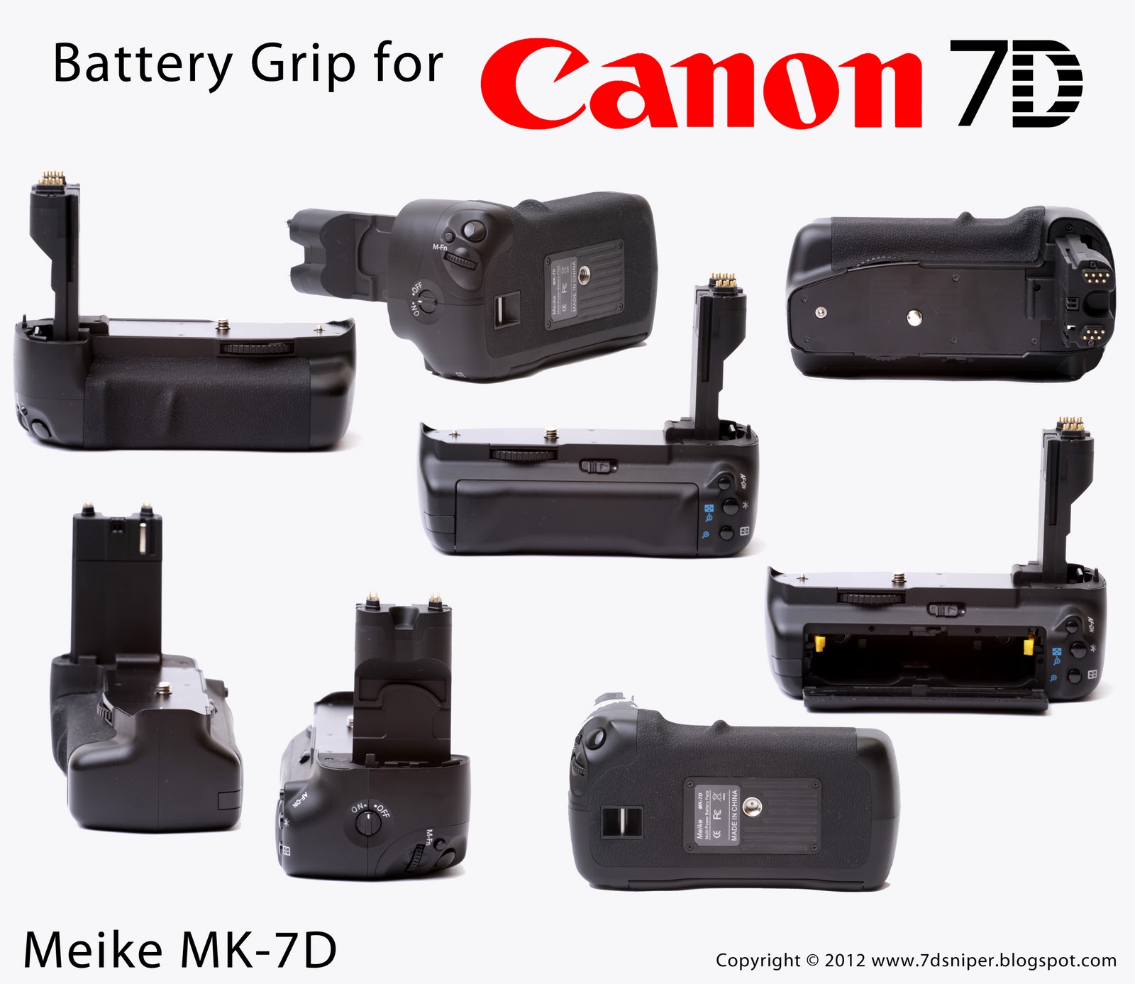 7D_Sniper: Meike MK-7D Battery Grip for Canon 7D
