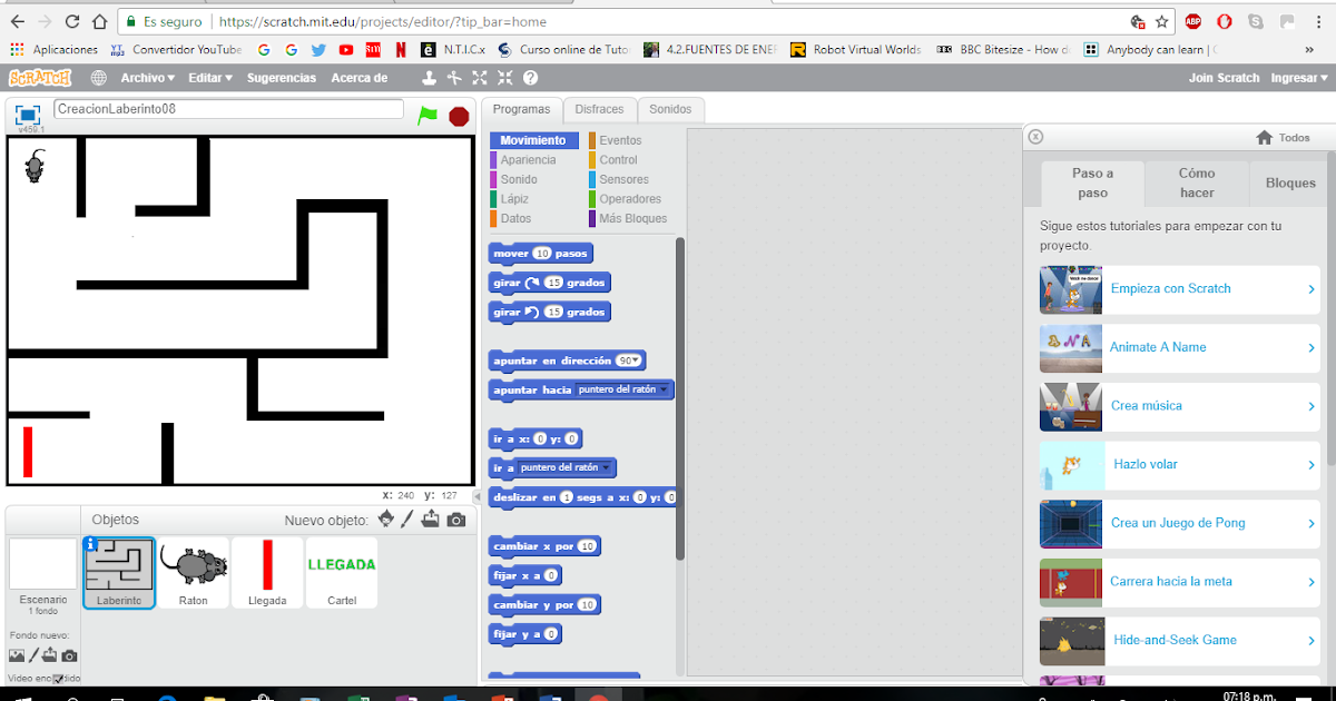 LABERINTOS EN SCRATCH