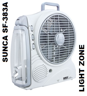 SUNCA RECHARGEABLE FANS WITH EMERGENCY LED LIGHTS - COLLECTION - 2014 ...