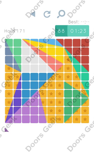 Blocks & Shapes [Hard] Level 171 Solution ~ Doors Geek