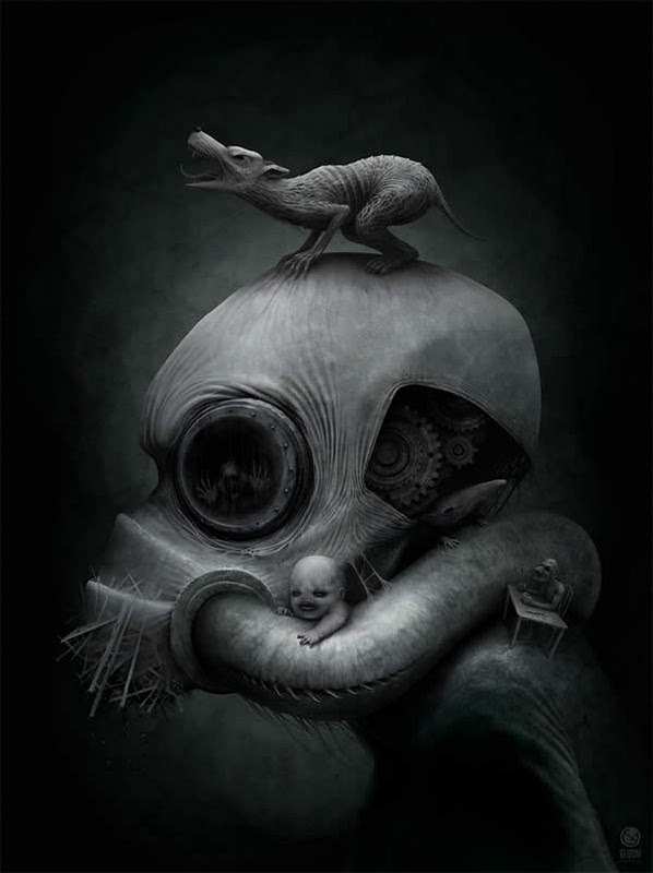 antblog: Gloom82: l'arte inquietante di Anton Semenov