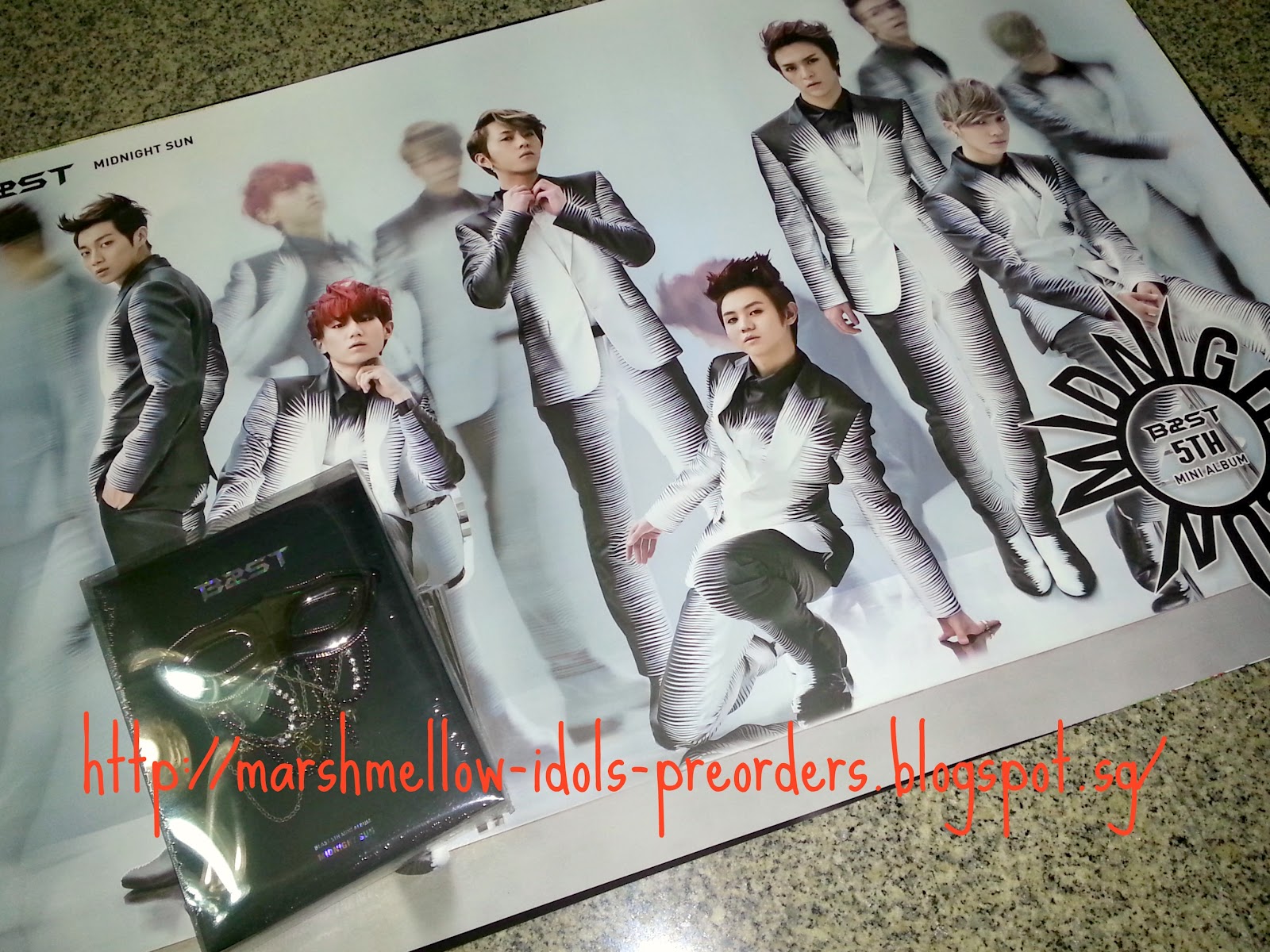 MarshMellow Idols Pre-orders: Pre-order Beast 5th Mini Album Midnight Sun!