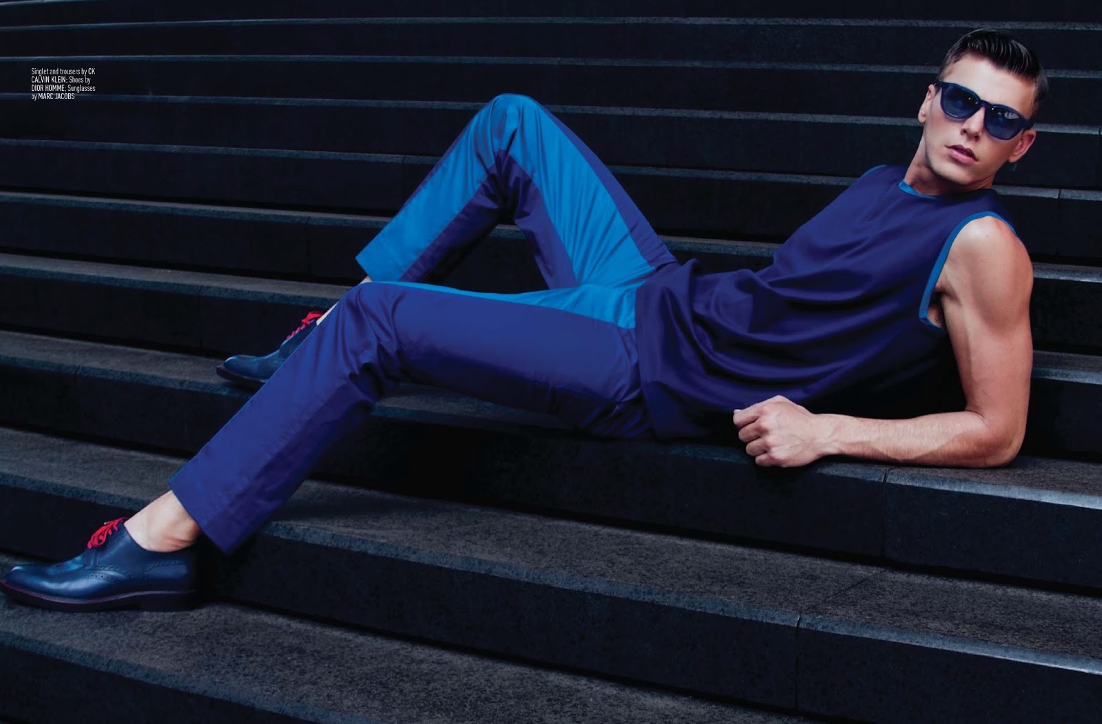 Kim Dawson Agency: Kyle Ellison in the newest issue of August Man!