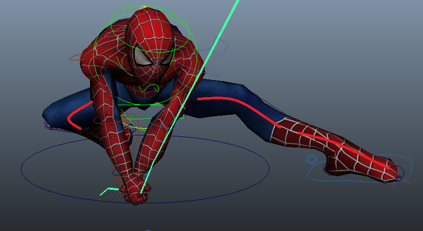 3DVA: SpiderMan poses exercise