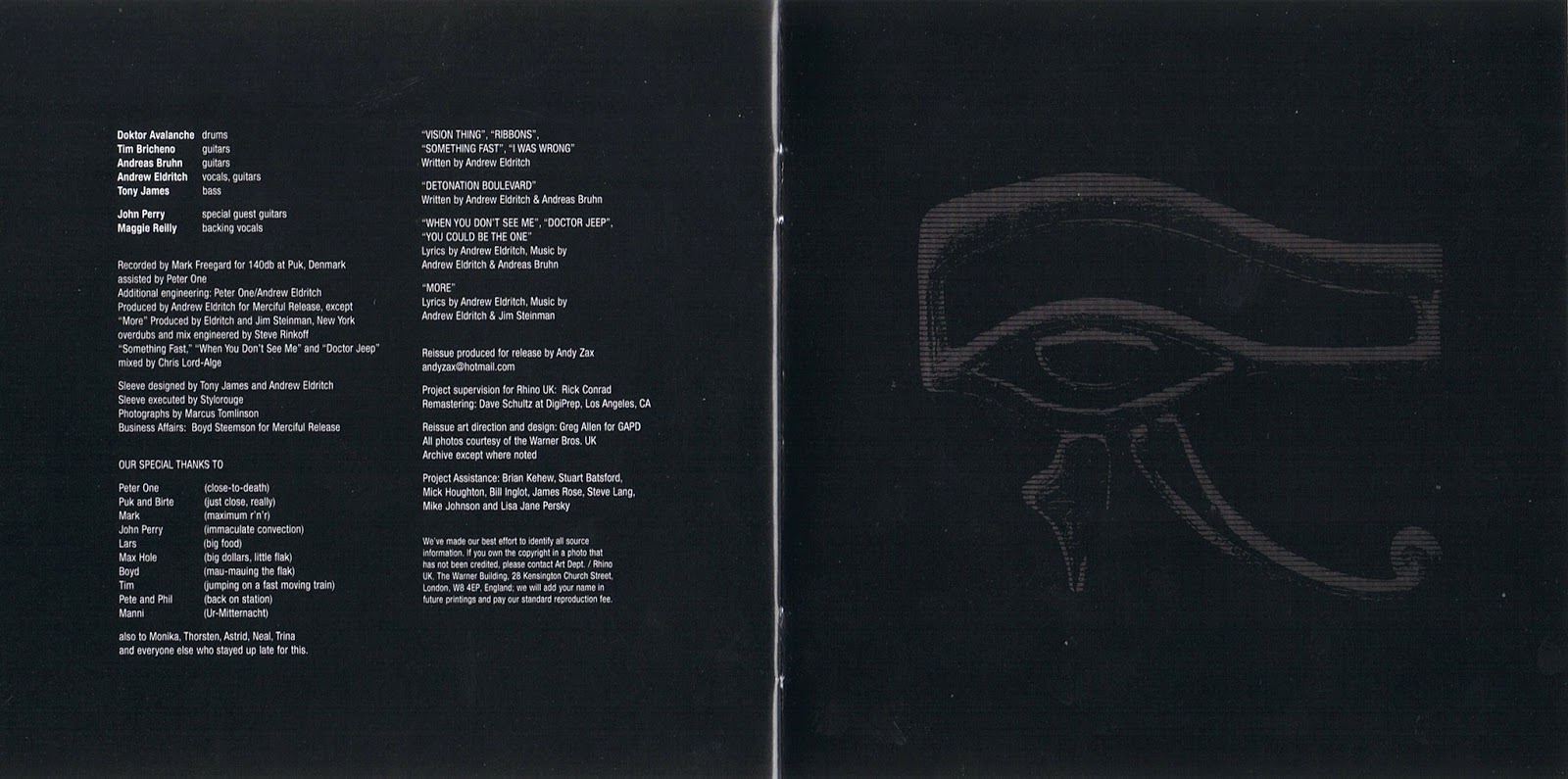 1990 Vision Thing - The Sisters Of Mercy - Rockronología
