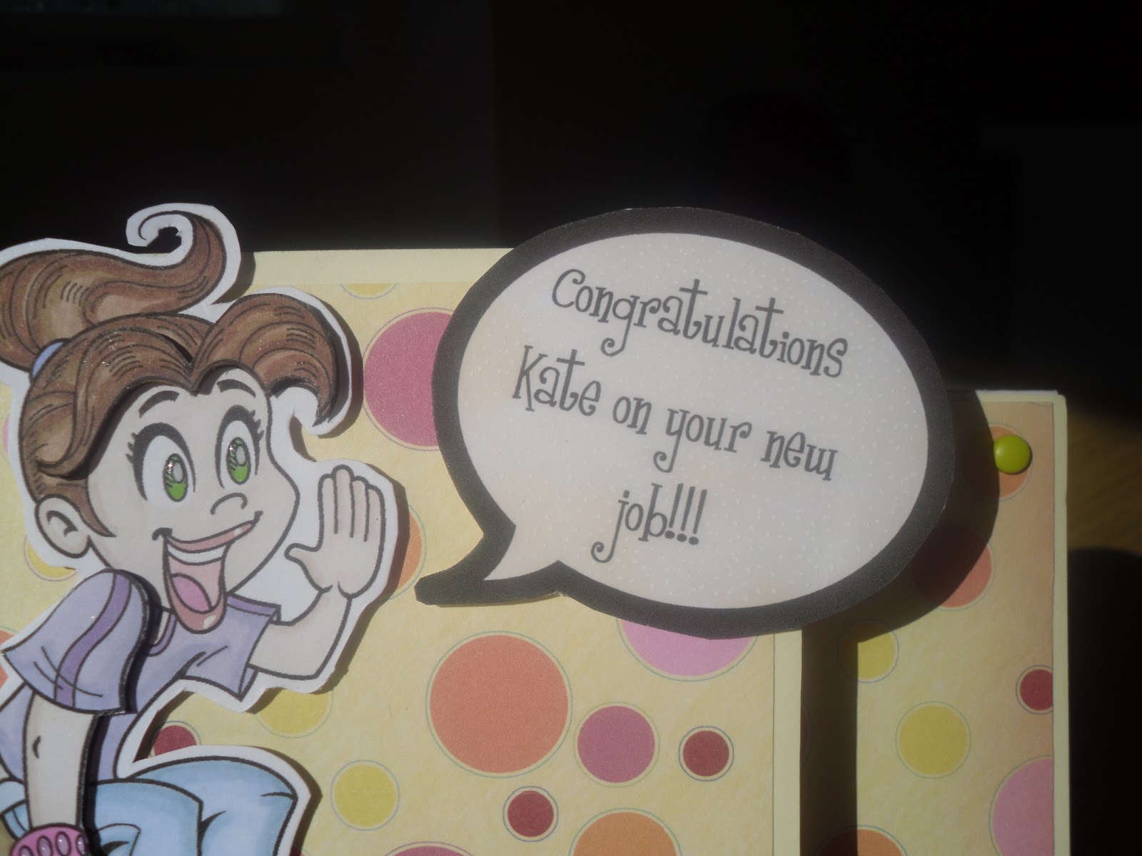 Sonia's Crafting Creations: Congratulations Kate!!!!!