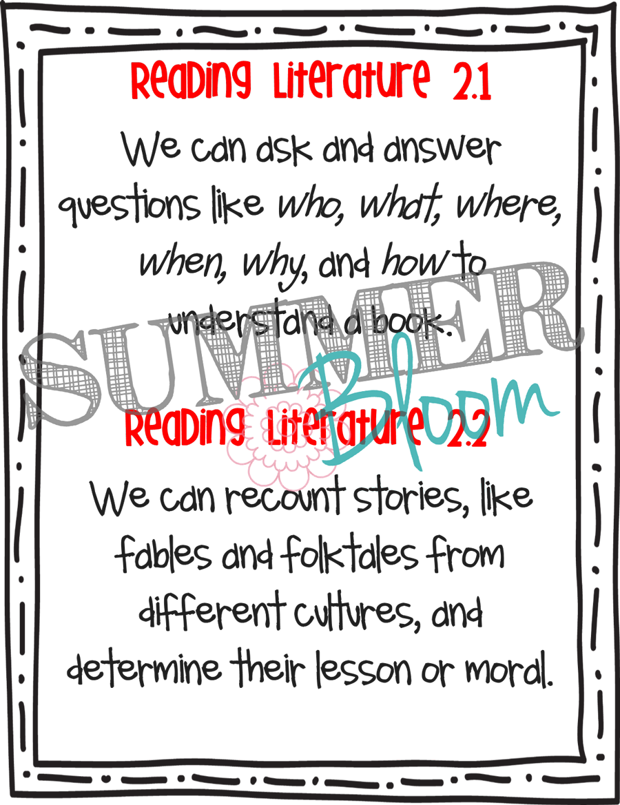 Summer Bloom: Teach. Create. Party: 2nd Grade English Language Arts ...
