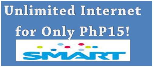How to Avail Unlimited Internet for Only PhP15 a Day in Smart!
