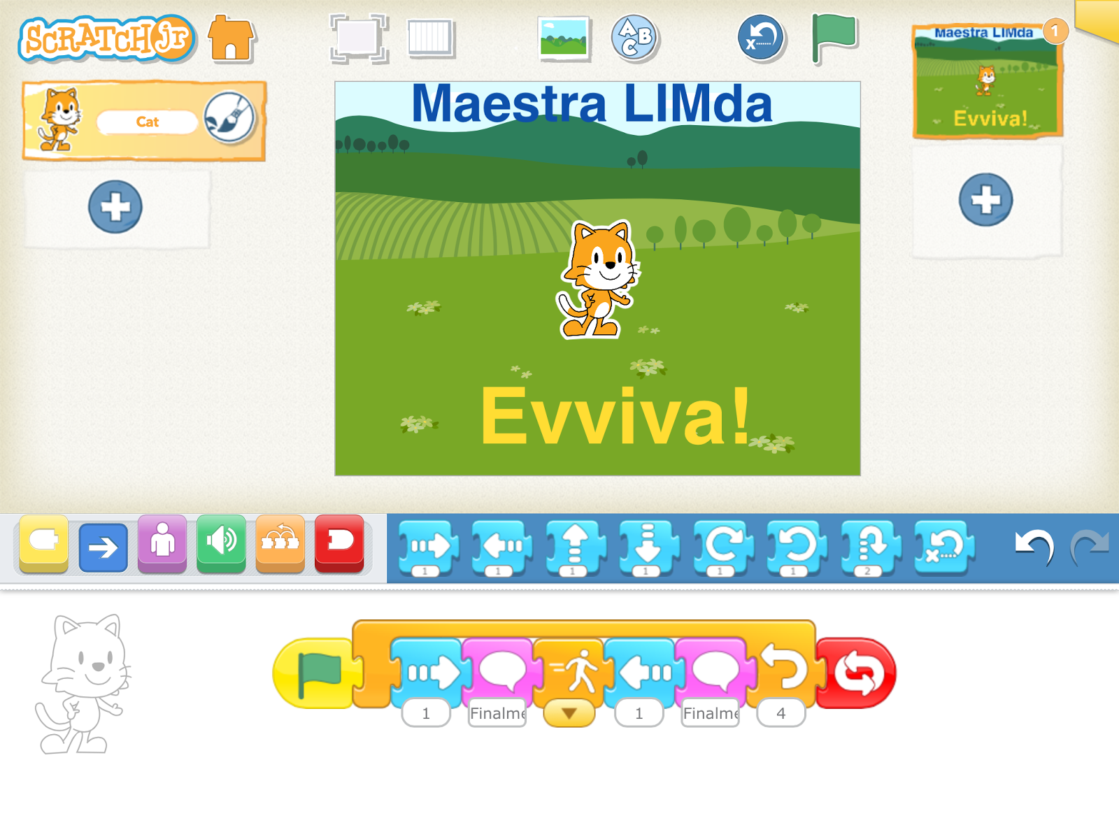 Maestra LIMda: Scratch jr: finalmente l'app!
