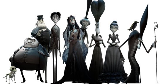 The Corpse Bride : Les Personnages