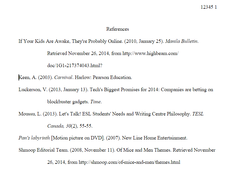 GUST 097C: How to Make a Reference Page