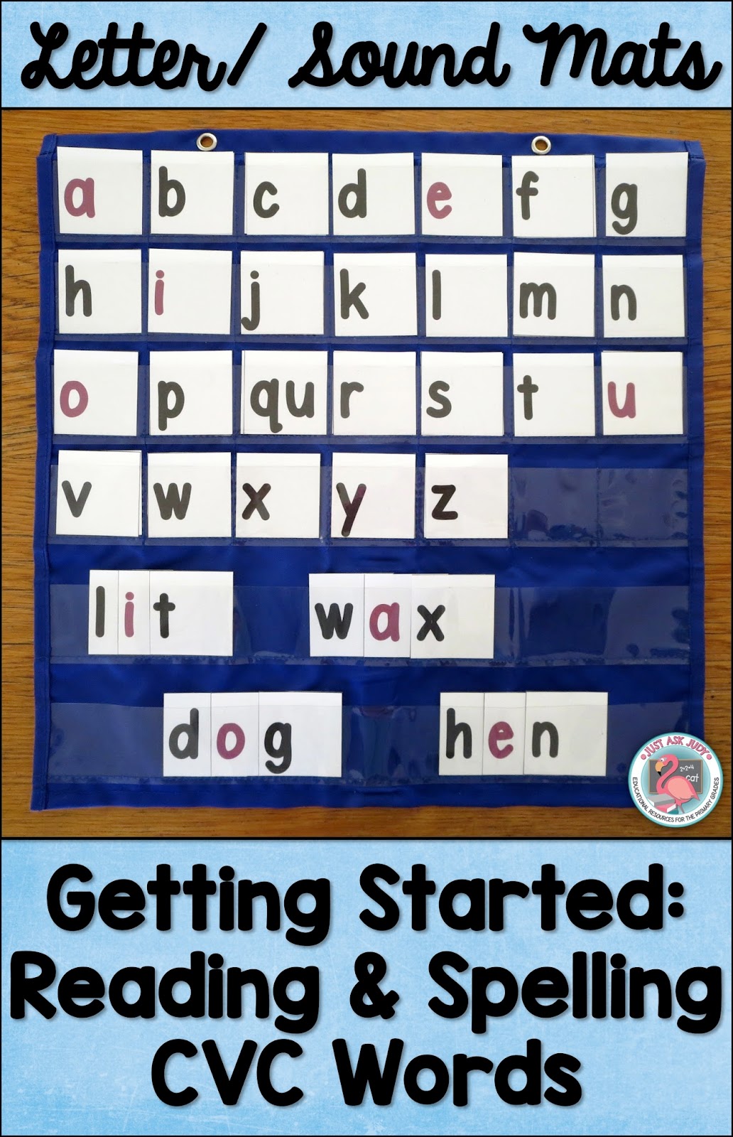 How to Get Started With Teaching CVC Words - Just Ask Judy