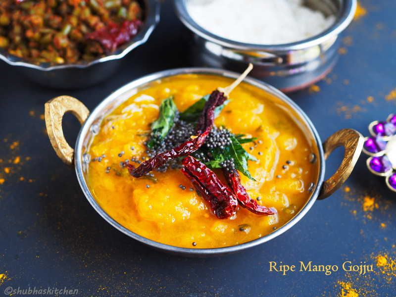 Meri Rasoi: Ripe mango gojju / Maavinahannina Gojju