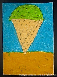 Use Your Coloured Pencils: Ice Cream Drawings