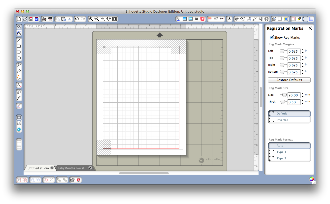 Mrs Crafty Adams: How to make monthly onesie stickers on the silhouette ...