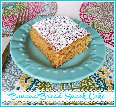 Easy as Pie: Banana Bread Snack Cake