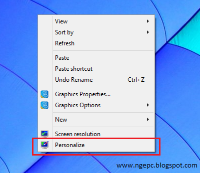 Cara Mengganti Tampilan Desktop di Windows 8 ~ Tutorial Komputer