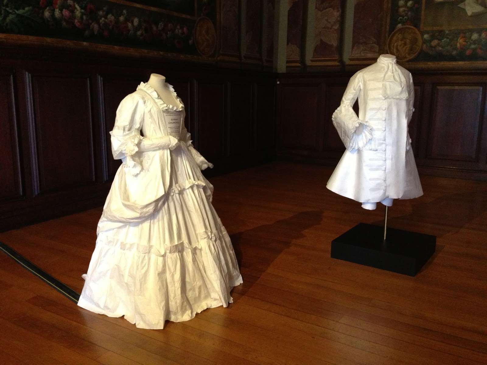 Aylwen Gardiner-Garden: Hampton Court Palace: Baroque costume display
