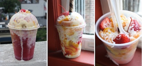 Variedades de Cholados