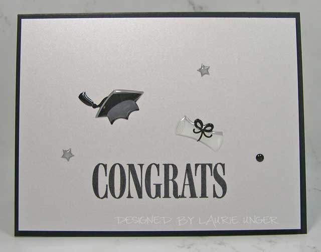 Laurie's Stamping Blog: CAS graduation card