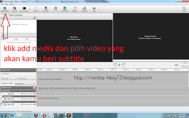 Cara Membuat Tulisan/Subtitle Pada Video | Blog Cerdas