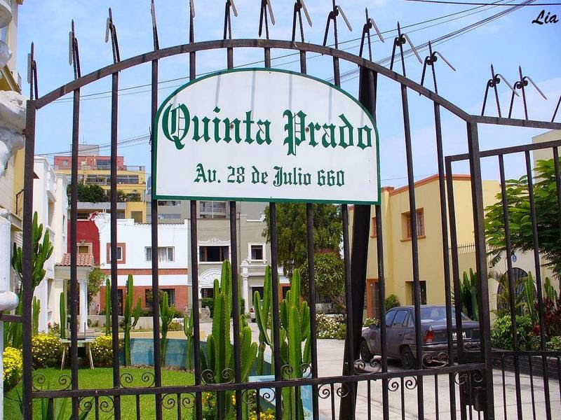 Quintas de Leuro en Miraflores - Lima - Perú: Quinta Prado - Avenida 28 ...