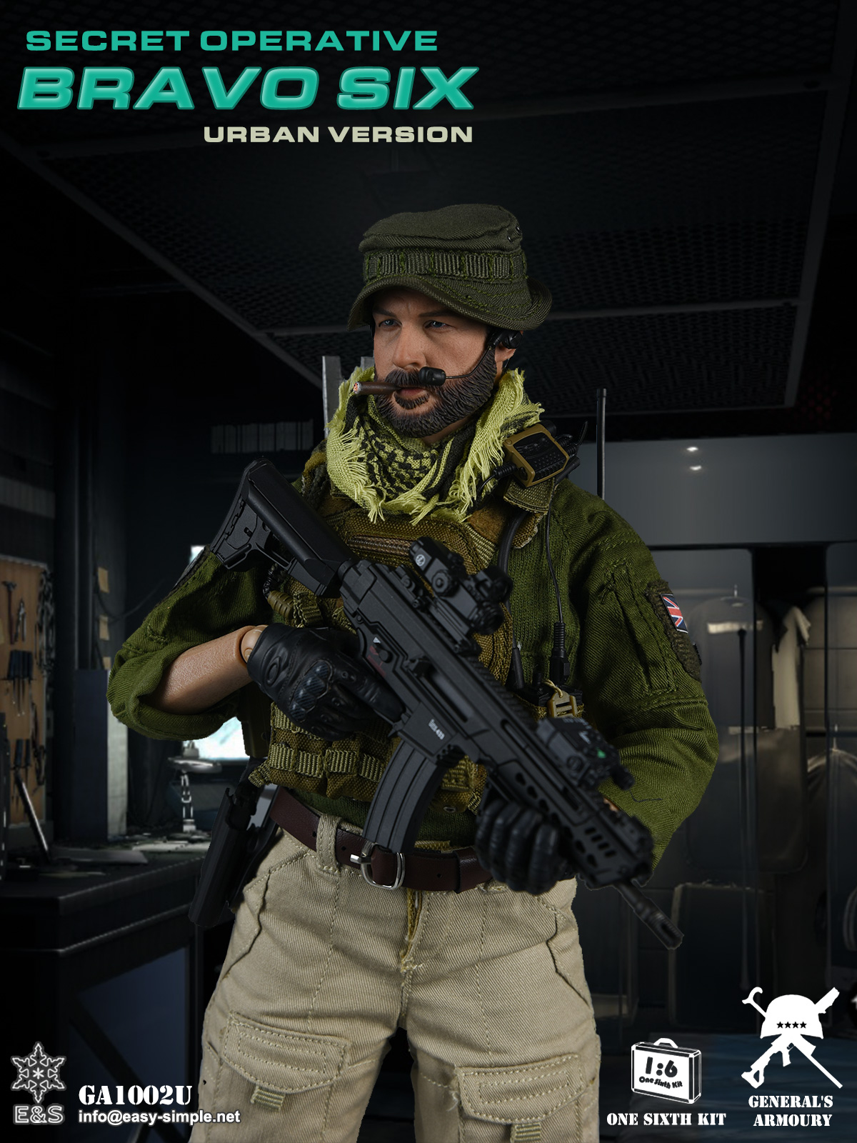 toyhaven: General’s Armory 1/6th scale Bravo 6 Urban Version Secret ...