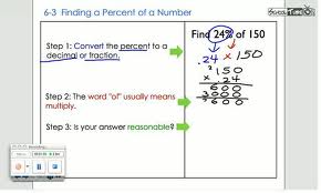 MATH SHARING IDEAS: 6th, 7th & 8th GRADE: Percent