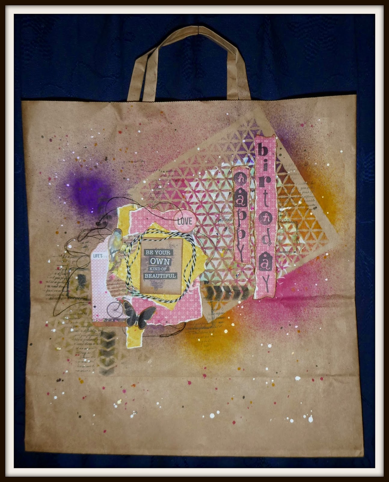 Off the Rails Scrapbooking: Sandi's Paperbag Gift Bag tutorial