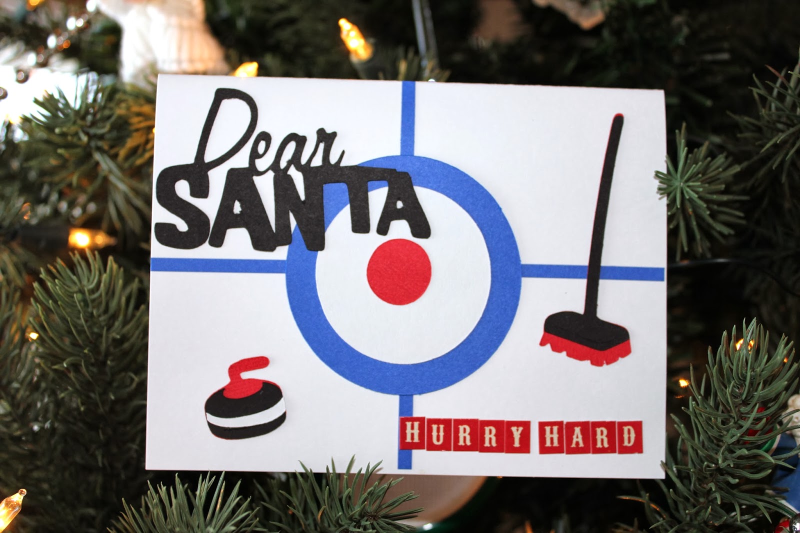 The Cropping Canuck: Curling Christmas card - day 10