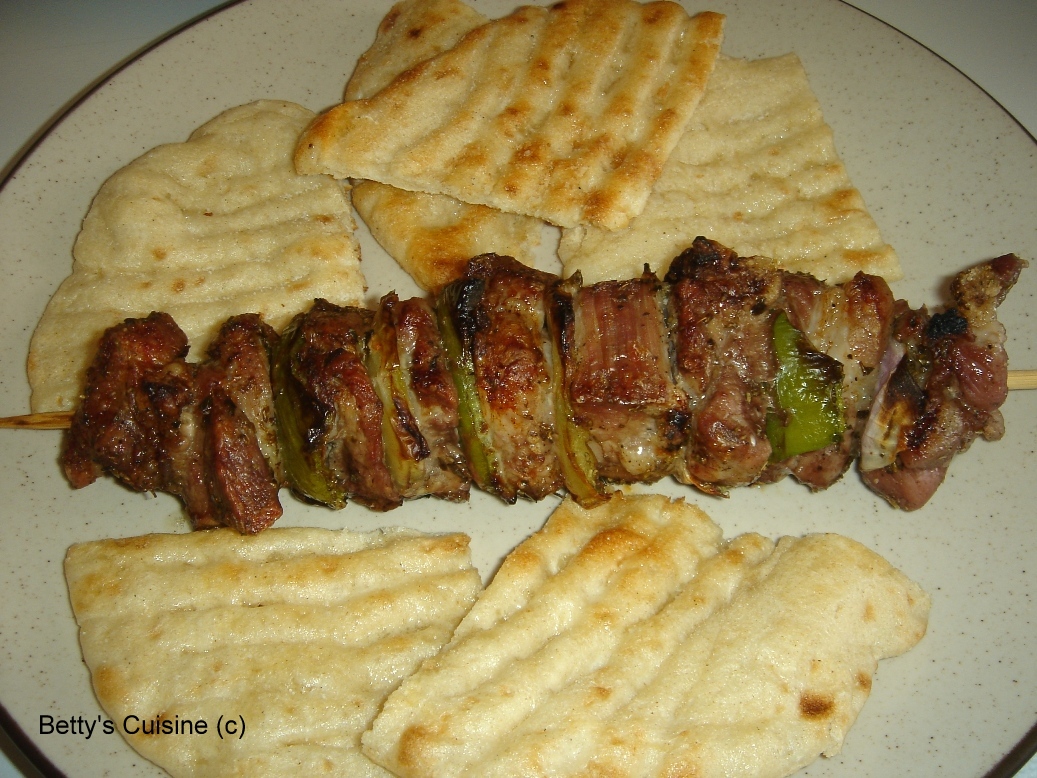Betty's Cuisine: Χοιρινά σουβλάκια