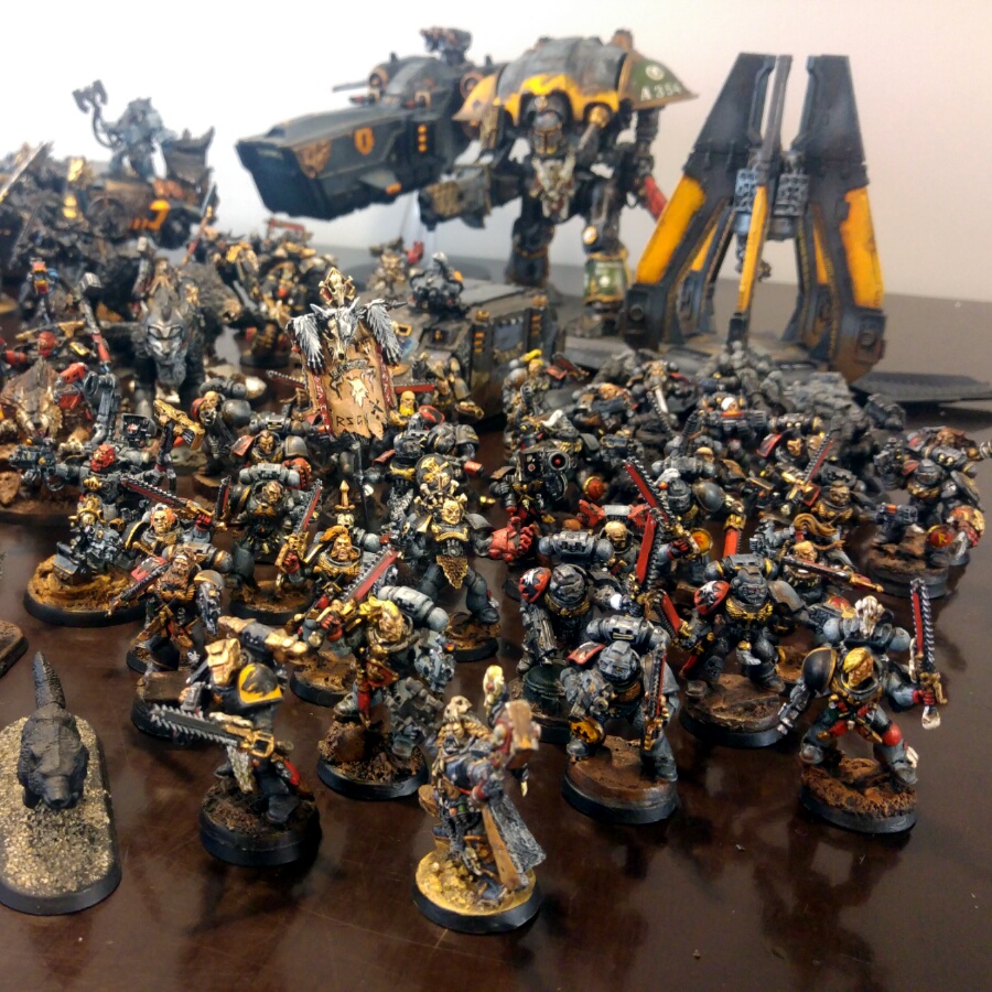 [hobby] Warhammer 40k - The day I bought a Space Wolf Army