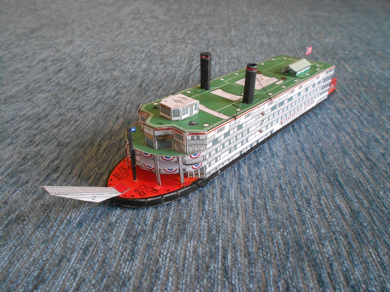 LAS MAQUETAS DE MAMARRO - PAPER MODEL: VAPOR DE RÍO MISSISSIPPI QUEEN ...