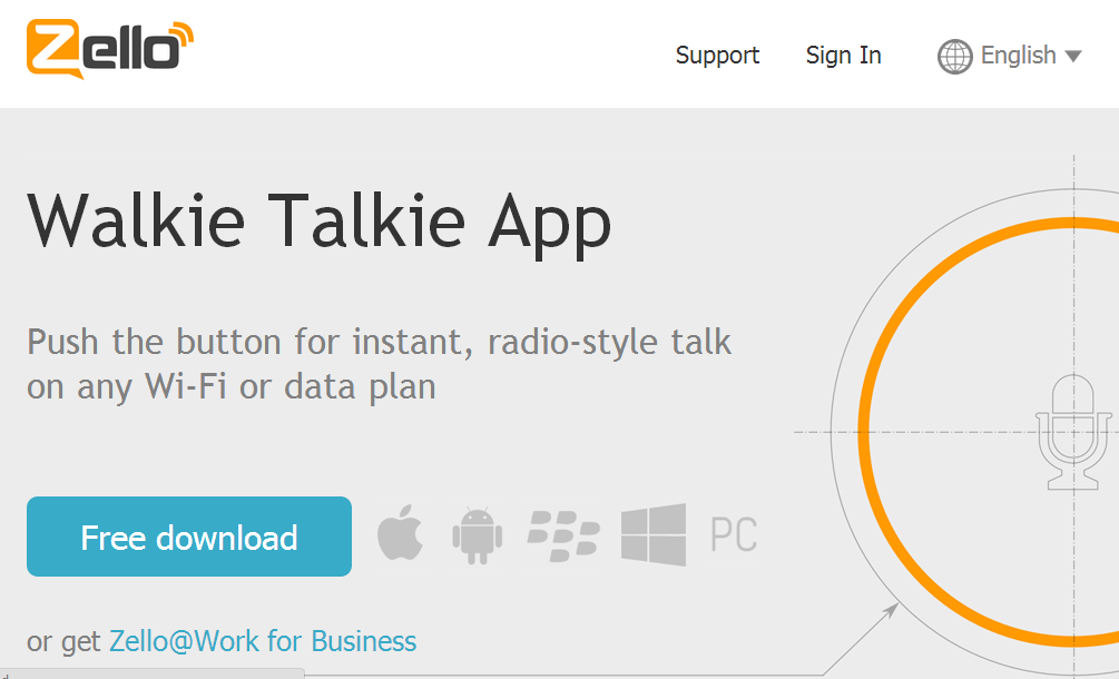 เล่น Zello กับ TLZ500: Zello ใน PC,โน๊ตบุ๊ก