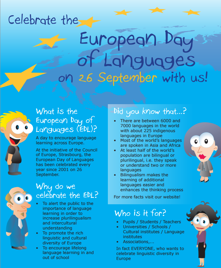 Keep your English alive!: EUROPEAN DAY OF LANGUAGES