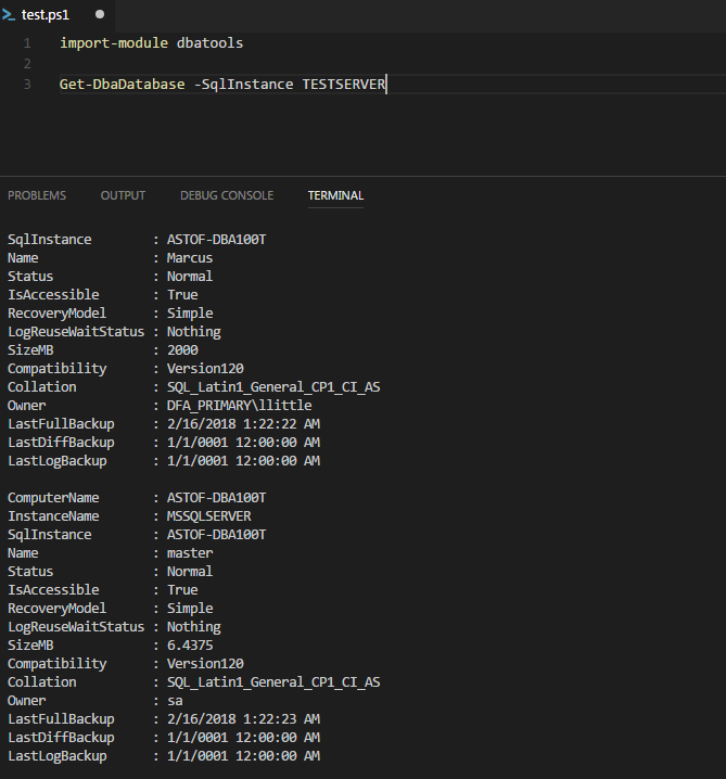 Rutherford's SQL Blog: Getting Started with Dbatools