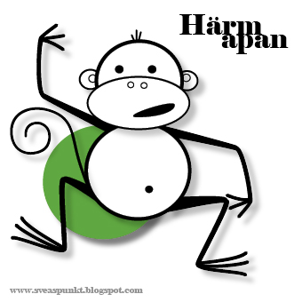 sveas punkt.: Härmapan