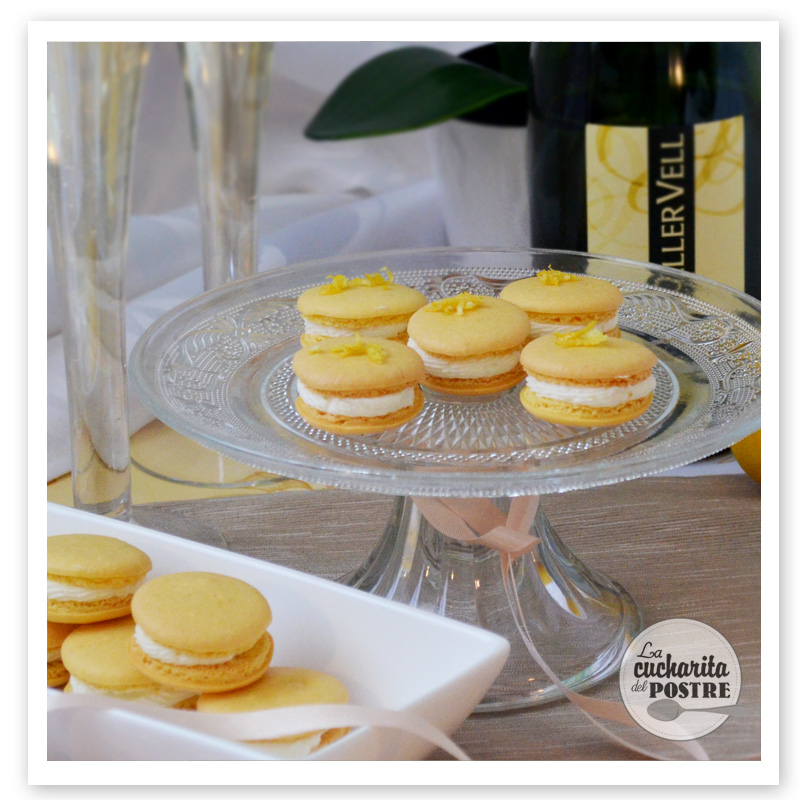 LA CUCHARITA DEL POSTRE: MACARONS DE CAVA Y LIMON / LEMON AND CHAMPAGNE ...