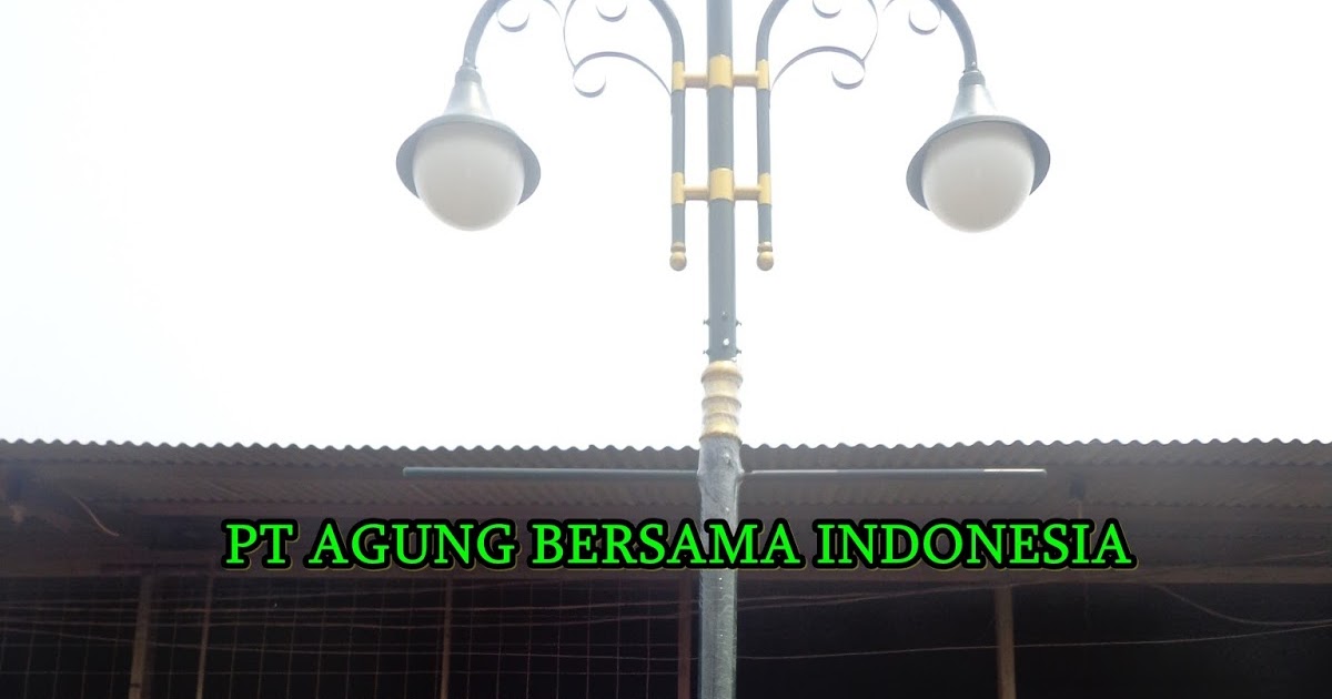 pemilihan gambar foto model-tiang lampu antik,lampu taman jalan pju ...
