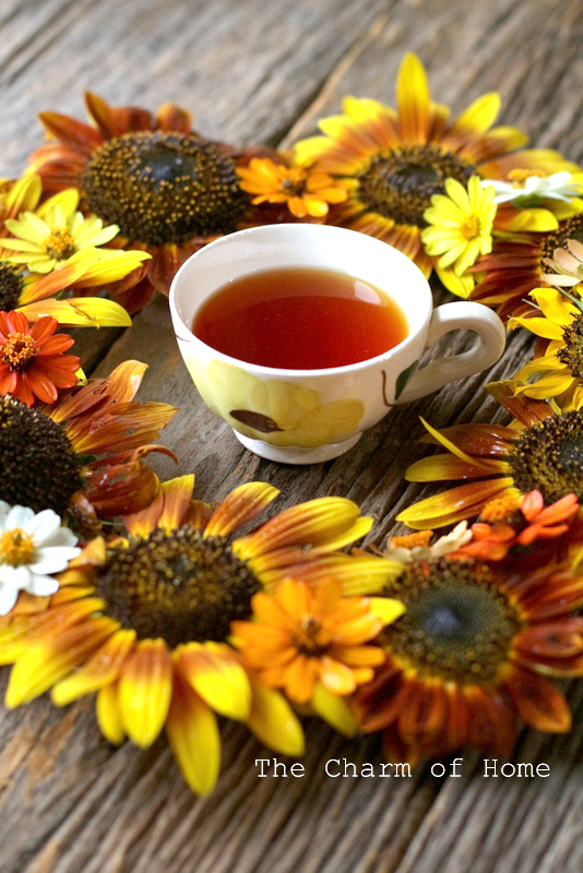 The Charm of Home: August Tea/Garden Journal