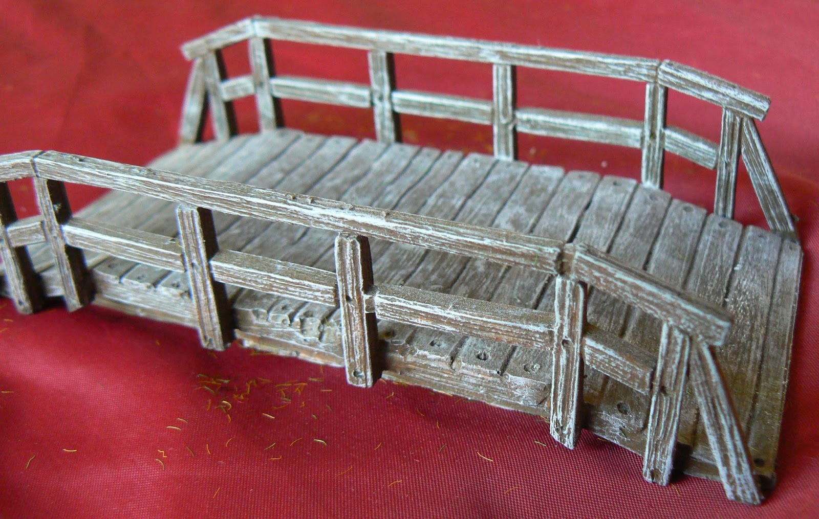 twofiguresisquota: Bridge over the river resin - a 28mm wooden bridge