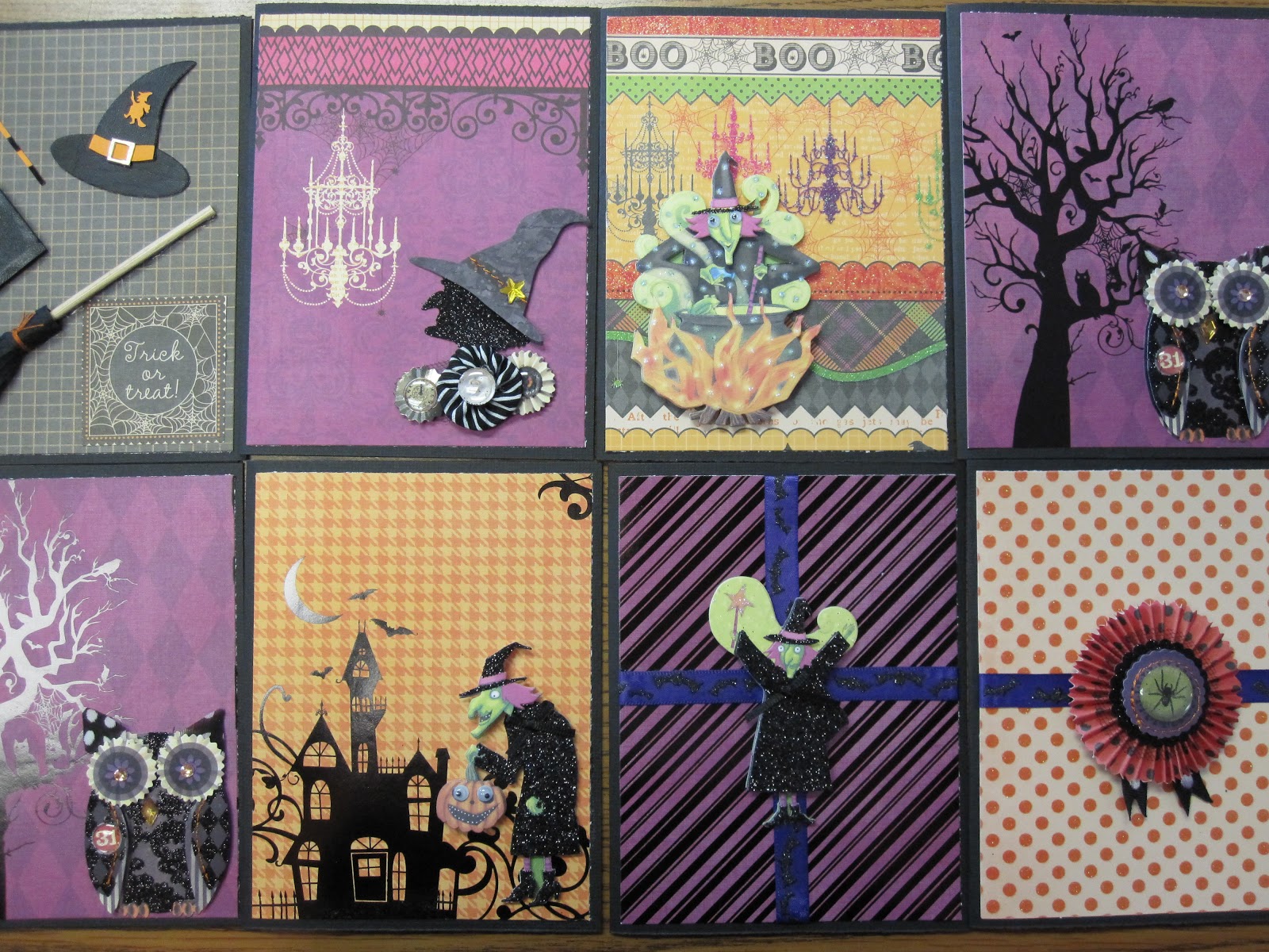 She's a Sassy Lady: 8 Easy Halloween Cards