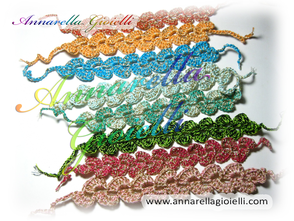 Annarella Gioielli: Tutorial Uncinetto | Bracciali per l'estate ...