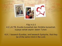 Eksposisi Filipi 4:2-3 (Euodia dan Sintikhe) - TEOLOGIA REFORMED