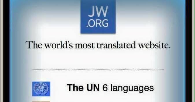 Denny's Shack: JW.org world's most translated website.
