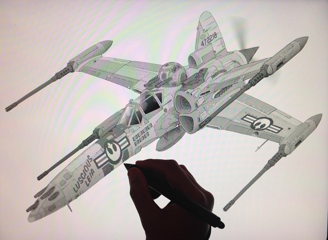 Weird WWII: WWII Star Wars Ship Designs